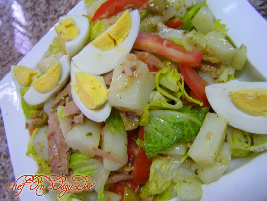 Frank Sinatra salad nicoise – Chef in disguise
