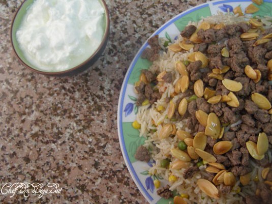 Mixed vegetable rice – Chef in disguise