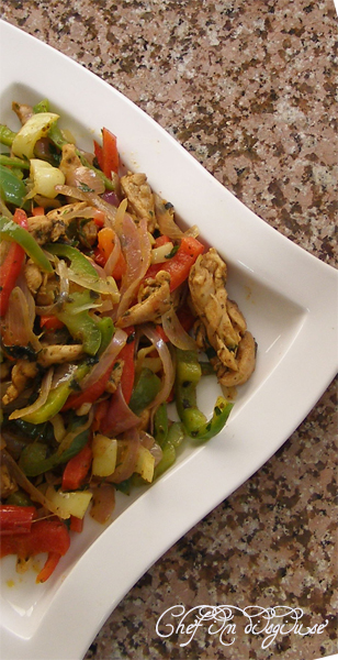 Chicken fajitas with deconstructed guacamole – Chef in disguise
