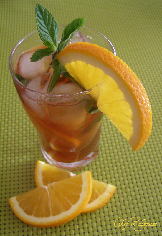 Citrus mint ice tea – Chef in disguise
