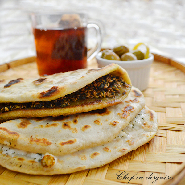 Indian naan meets arabic manousheh – Chef in disguise