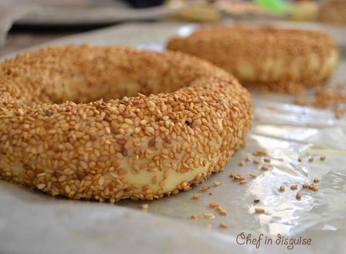 Ka3ek bel semsem (sesame bread) – Chef in disguise