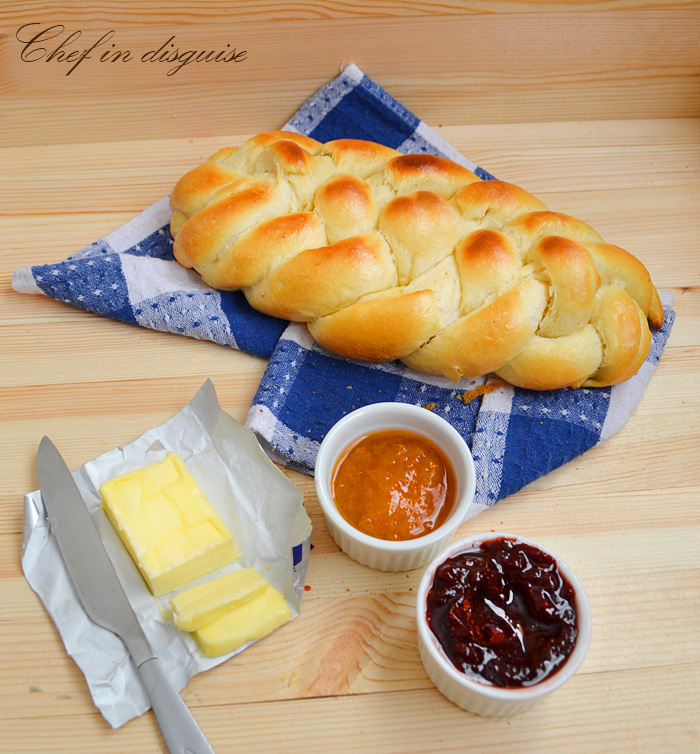 Twisted daring bakers challenge..Braided bread – Chef in disguise