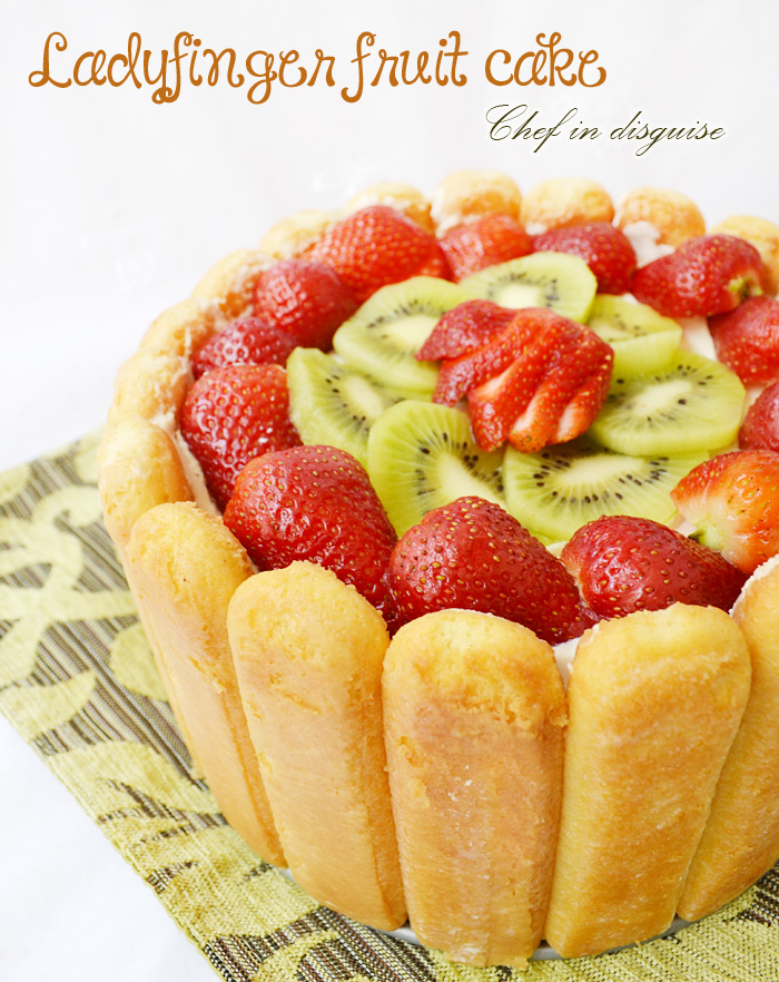 Lady finger fruit dessert – Chef in disguise