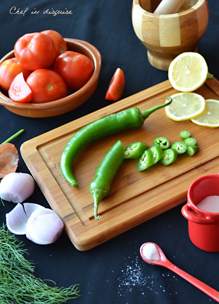 Gazan dagga “hot tomato dill salsa” #Arabicflavor – Chef in disguise