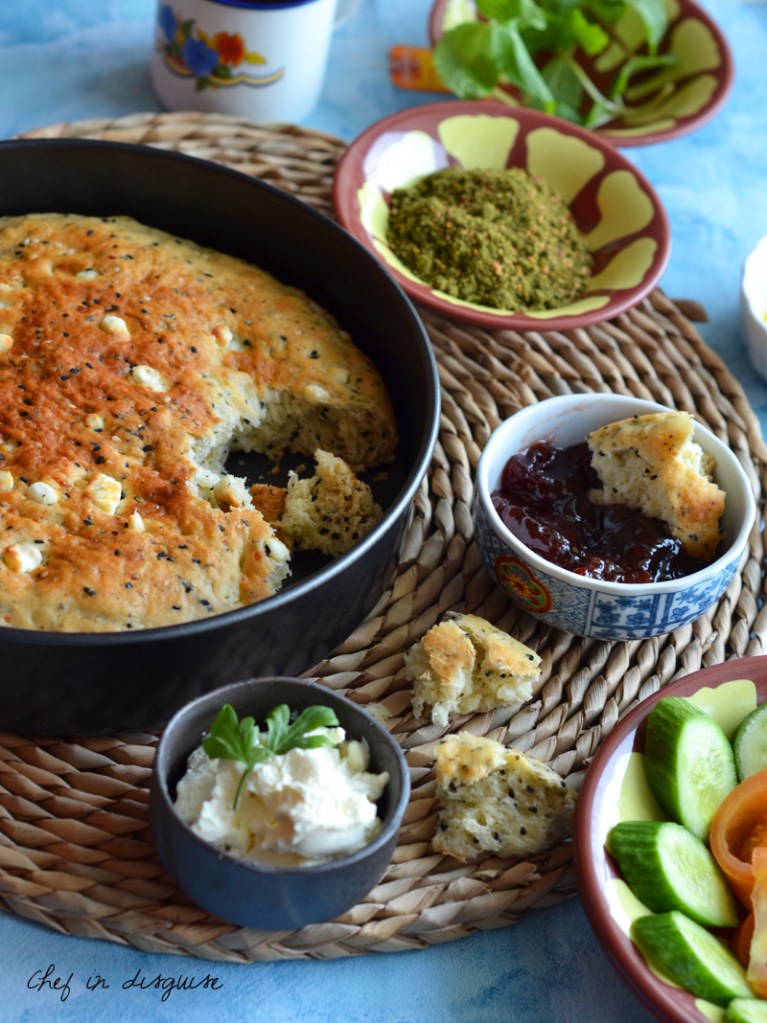 Ftoot bread “Nabulsi cheese and seeds bread” – Chef in disguise