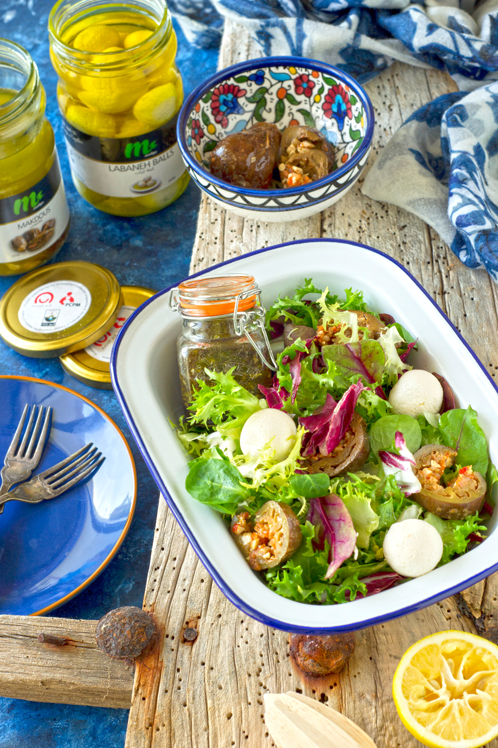 Labneh and Makdous salad – Chef in disguise