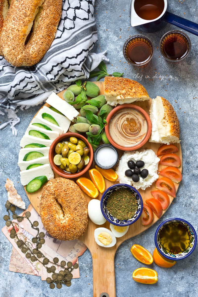 Middle Eastern breakfast, platters edition – Chef in disguise