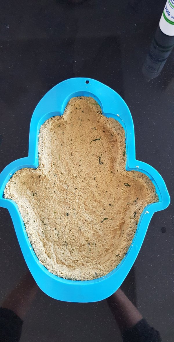 Deliciously Different: Savoury Baked Falafel Cake with Onions and Sumac ...